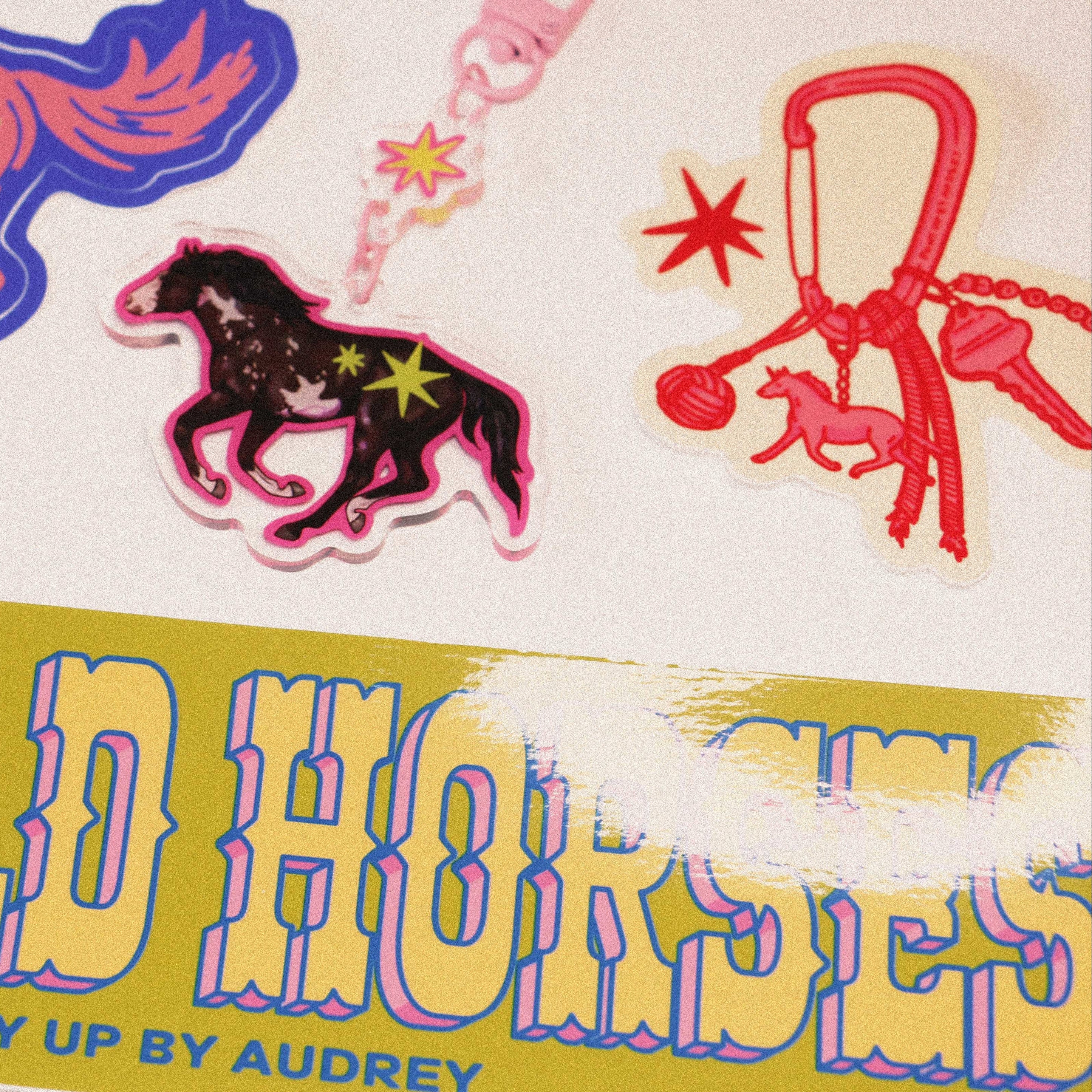 Pony Keys Sticker – Pony Up! By Audrey