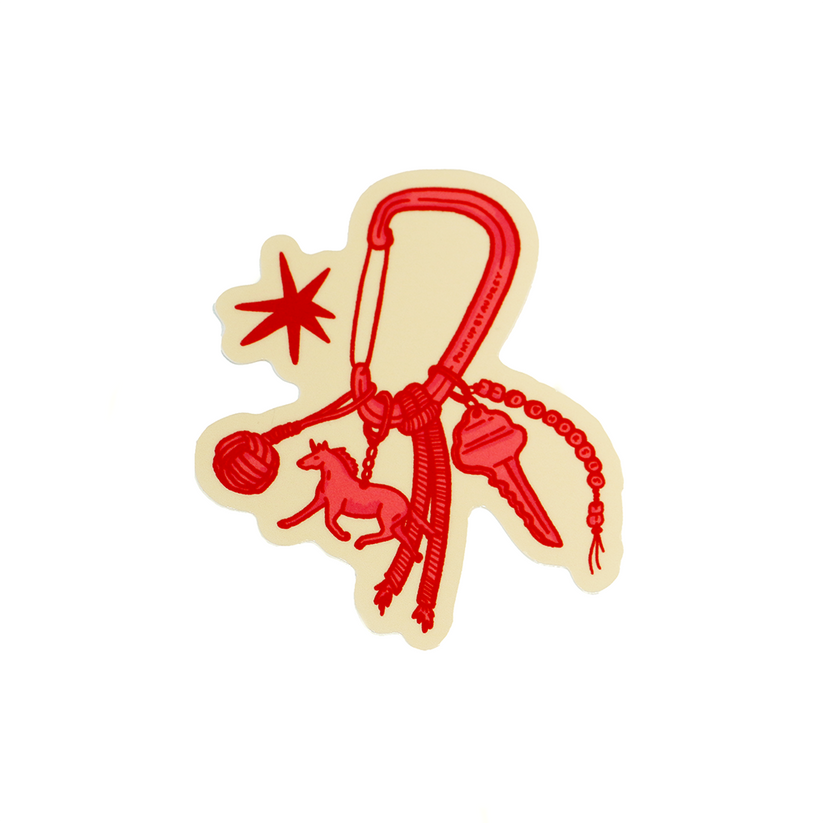 Pony Keys Sticker – Pony Up! By Audrey
